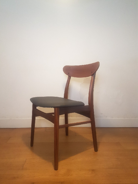 Vintage Deense teakhouten stoelen van Fastrup uit 1960